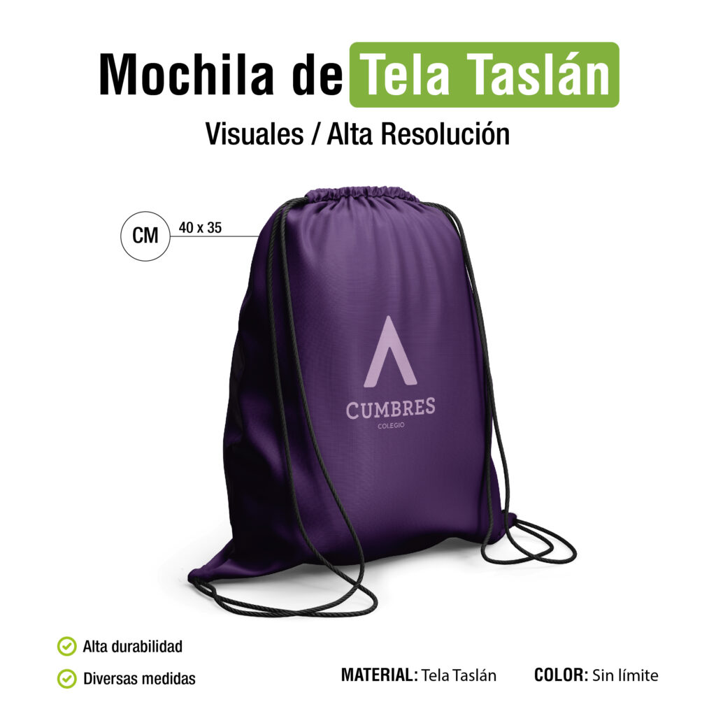 MOCHILA DEPORTIVA TASLAN - Merchandising Perú