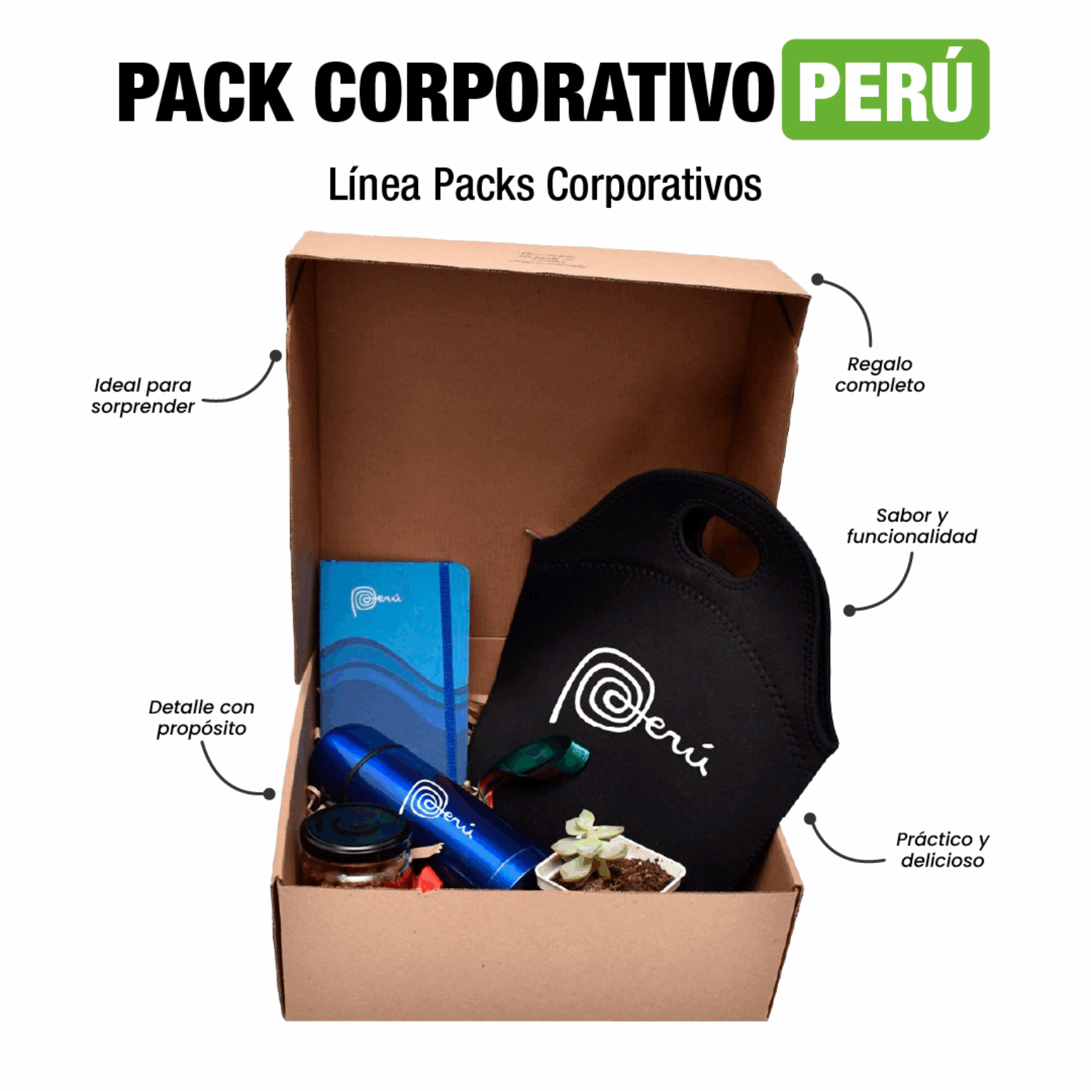 PACK CORPORATIVO PERÚ - Merchandising Perú