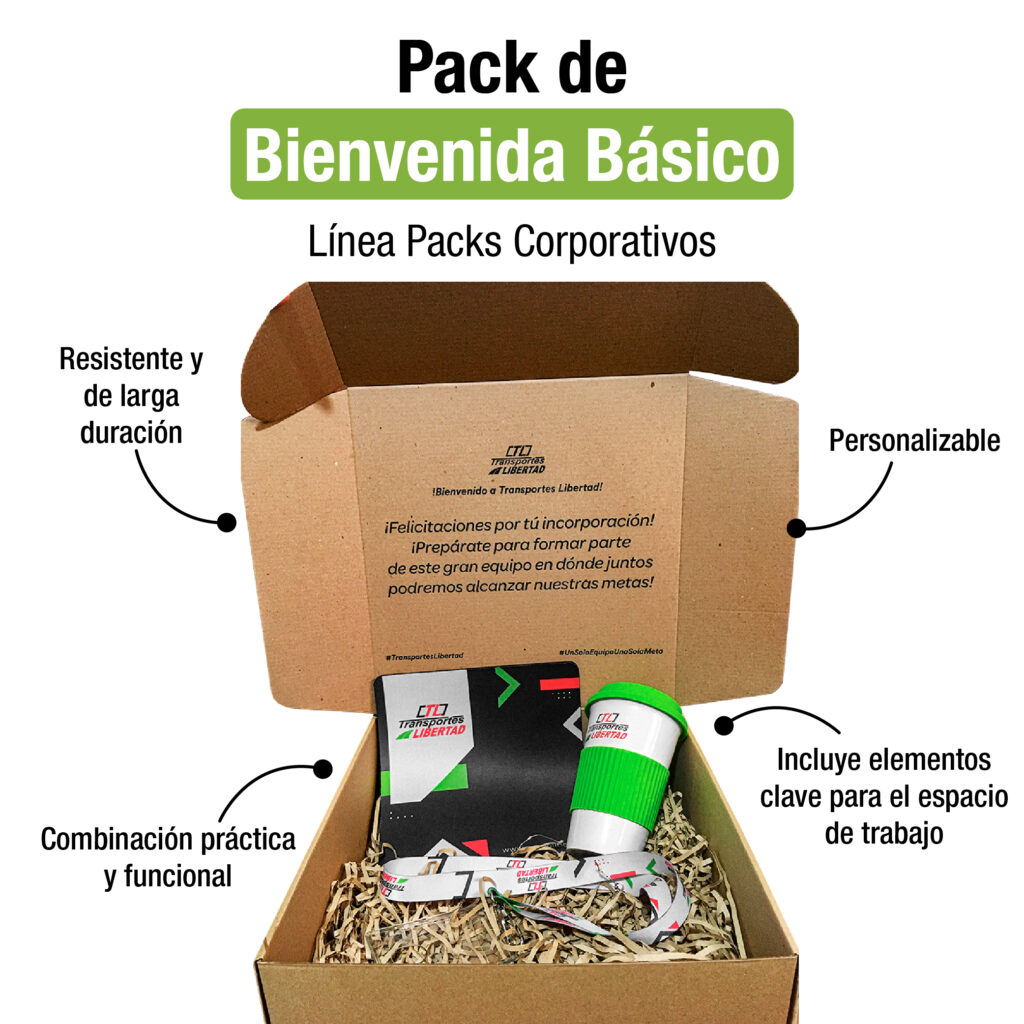 PACK BIENVENIDA BASIC - Merchandising Perú