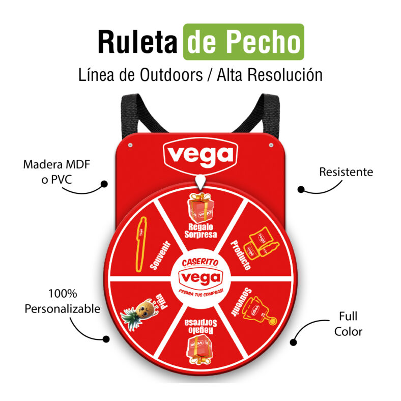 RULETA DE PECHO - Merchandising Perú